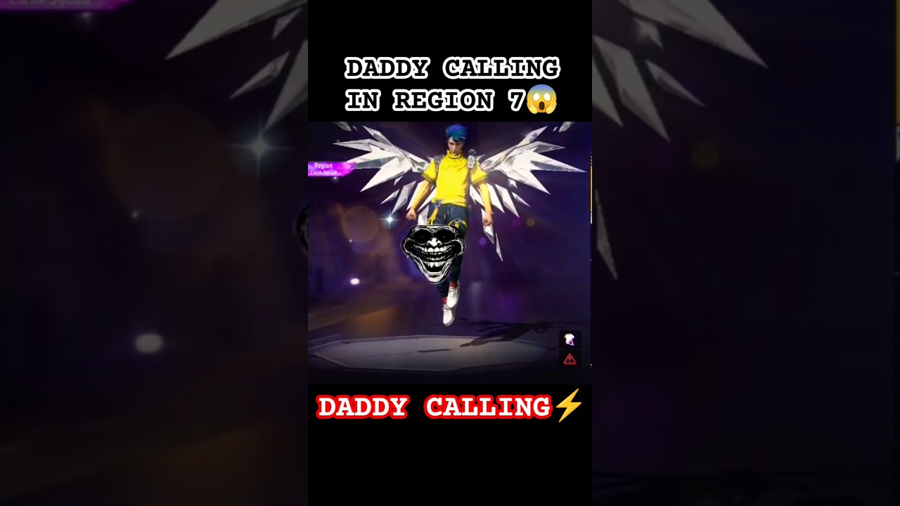 daddy calling come back in region😱 @daddycalling_ff #trending #freefire ...