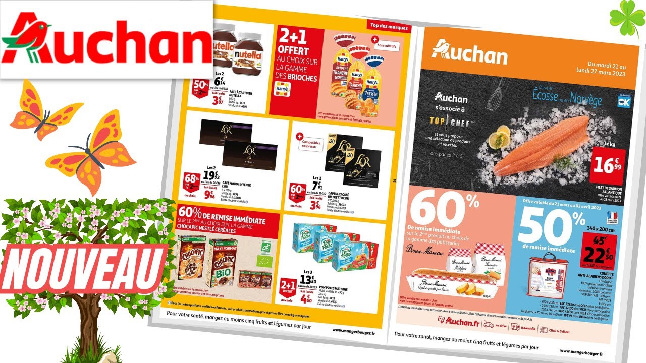 catalogue AUCHAN du 21 au 27 mars 2023 📢 Arrivage - PUB PROSPECTUS ...