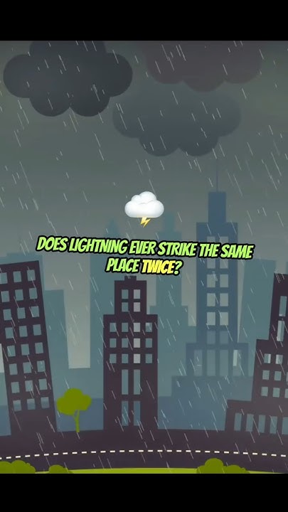 Can Lightning Really Strike Twice?🤔 Myth or Reality? - YouTube