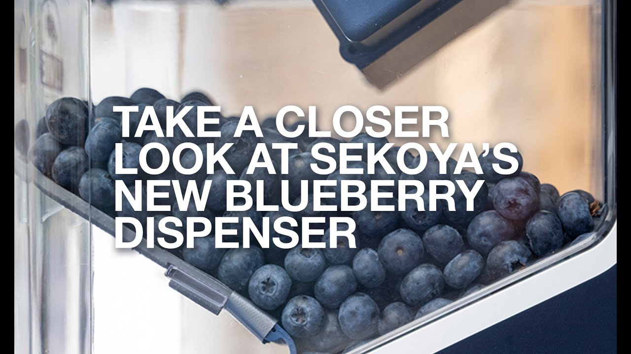 How Sekoya's new dispenser can boost blueberry sales - YouTube