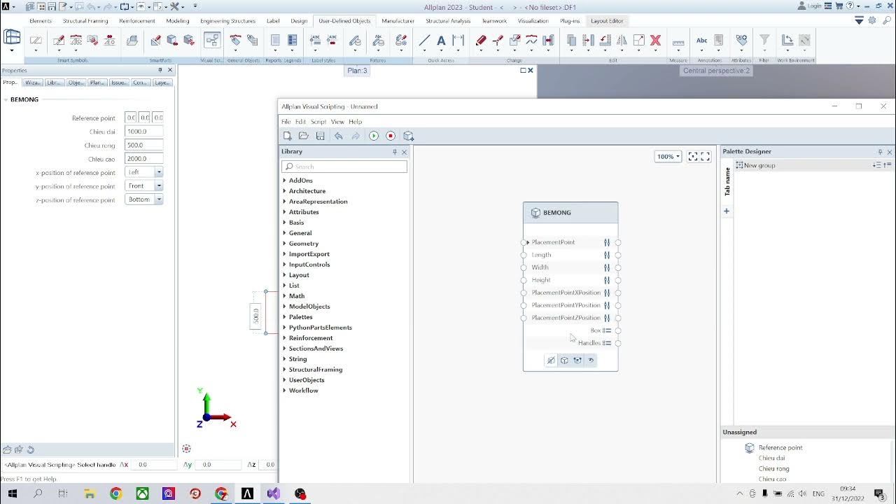 PNBAY-Visual Scripting in Allplan- Vẽ bệ móng, mố trụ cầu - YouTube