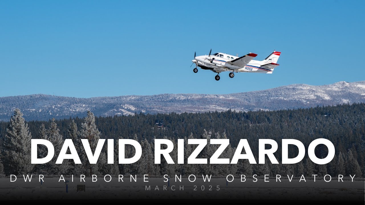 DWR Airborne Snow Observatory | David Rizzardo - YouTube