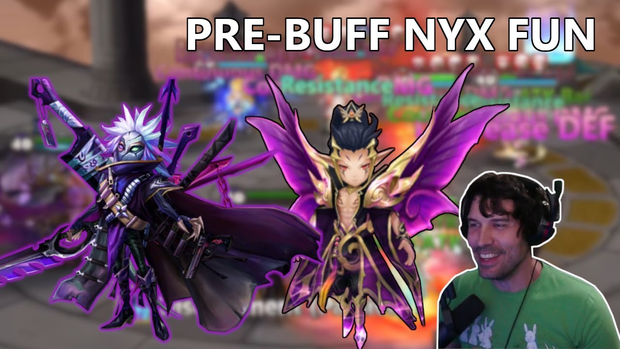 Maxi and Nyx BEFORE BP (Summoners War) - YouTube