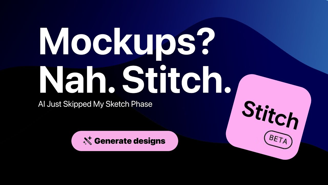 Can Google Stitch Actually Replace Your Design Process? - YouTube