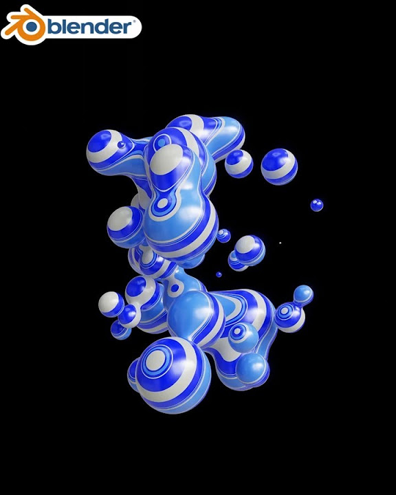 MetaBall Abstract Animation In Blender #blender3danimation #blendercommunity #tutorial # ...