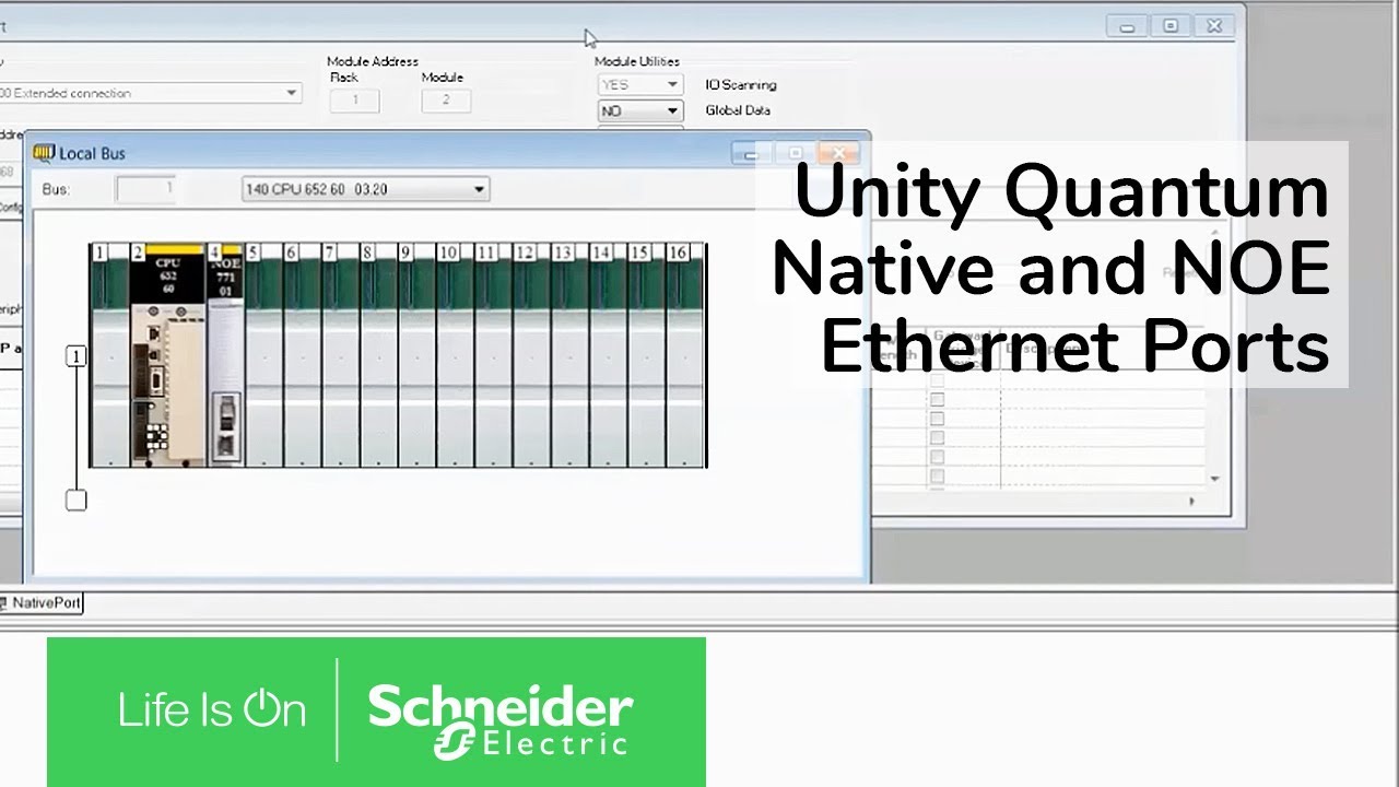 Configuring Unity Quantum Native and NOE Ethernet Ports | Schneider ...