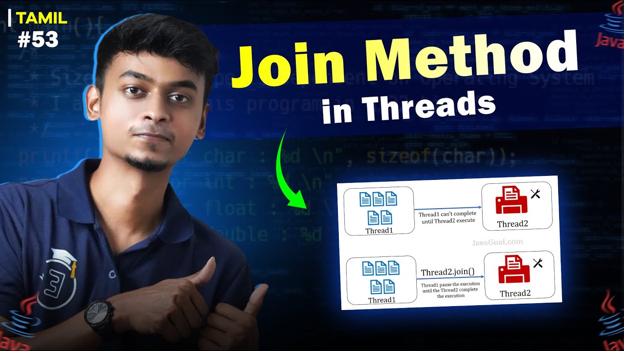 53 Join Method In Threads In Java In Tamil Java Tutorial Series