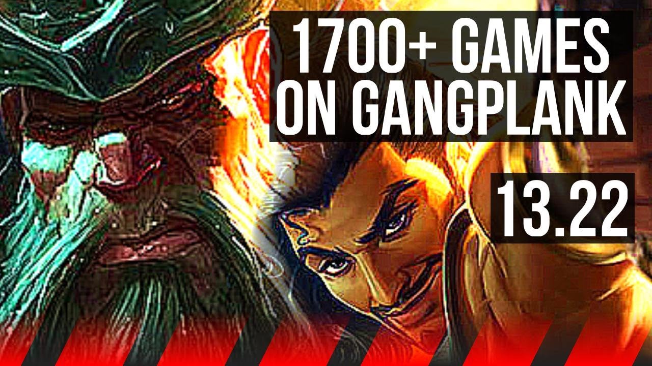 Gangplank Vs Akshan Top Comeback 1700 Games 1 3m Mastery Br
