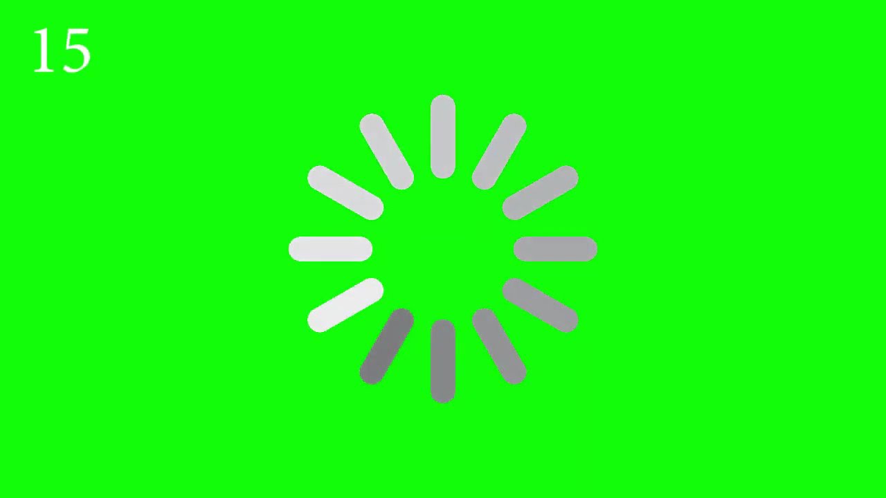Green Screen loading / buffering 15 animasi - YouTube