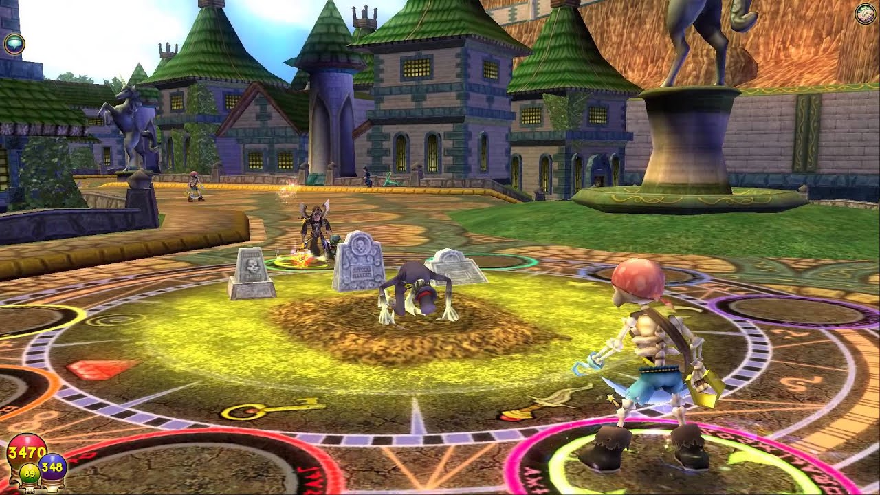 Wizard101 Spell - Ghoul - YouTube