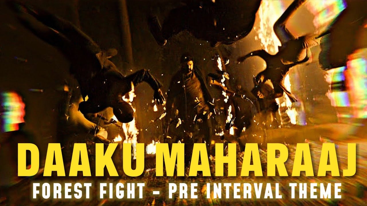 Daaku Maharaaj - Jungle Fight BGM | Pre Interval Theme | NBK | Thaman ...