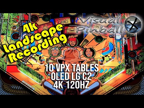 10 VPX Tables On OLED 4k 120Hz - Look on those beautiful tables On LG ...