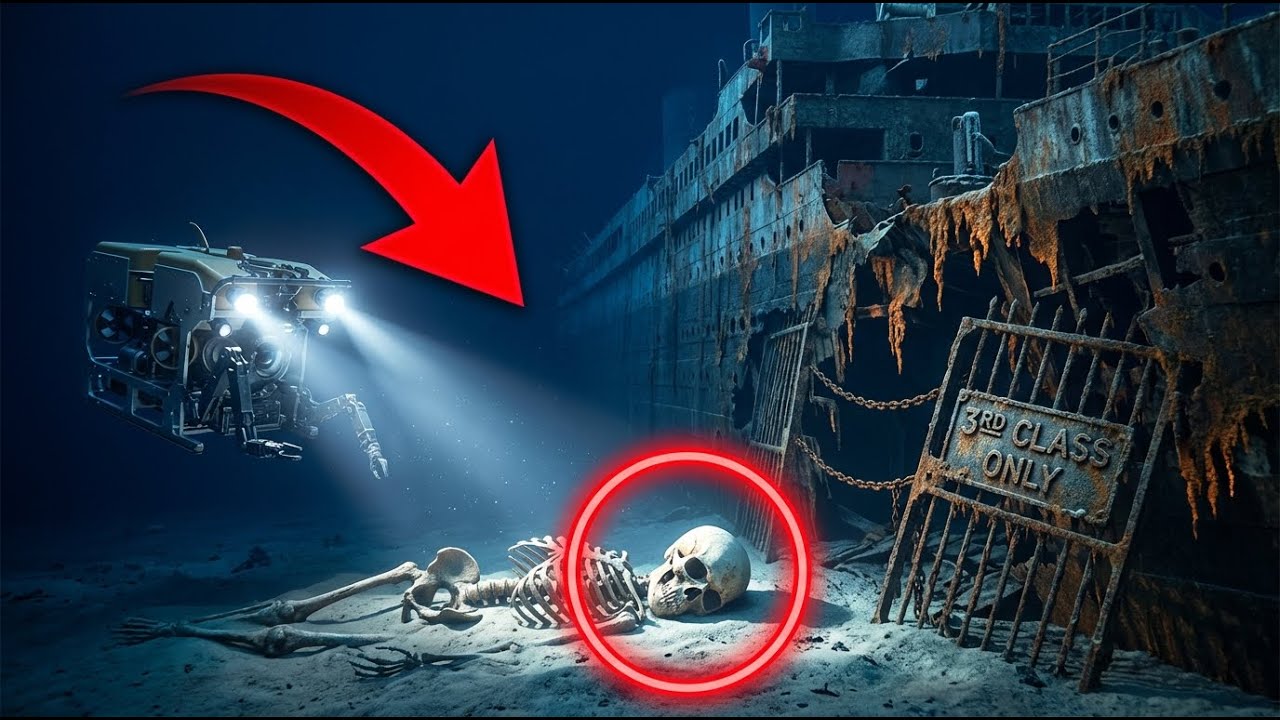 Titanic Wreck — Inside the Locked 3rd Class Gate - YouTube