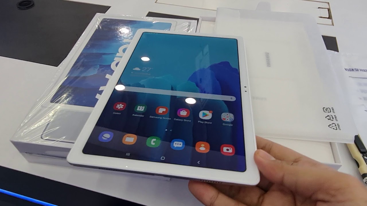 SAMSUNG GALAXY TAB A7 SILVER - YouTube