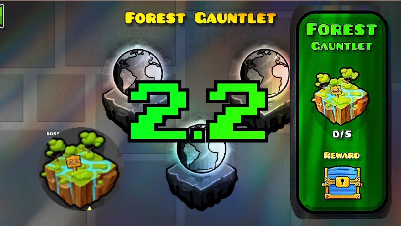 [GD 2.2] Forest Gauntlet (parte 1) Lost In The Forest de Geometry Dash ...