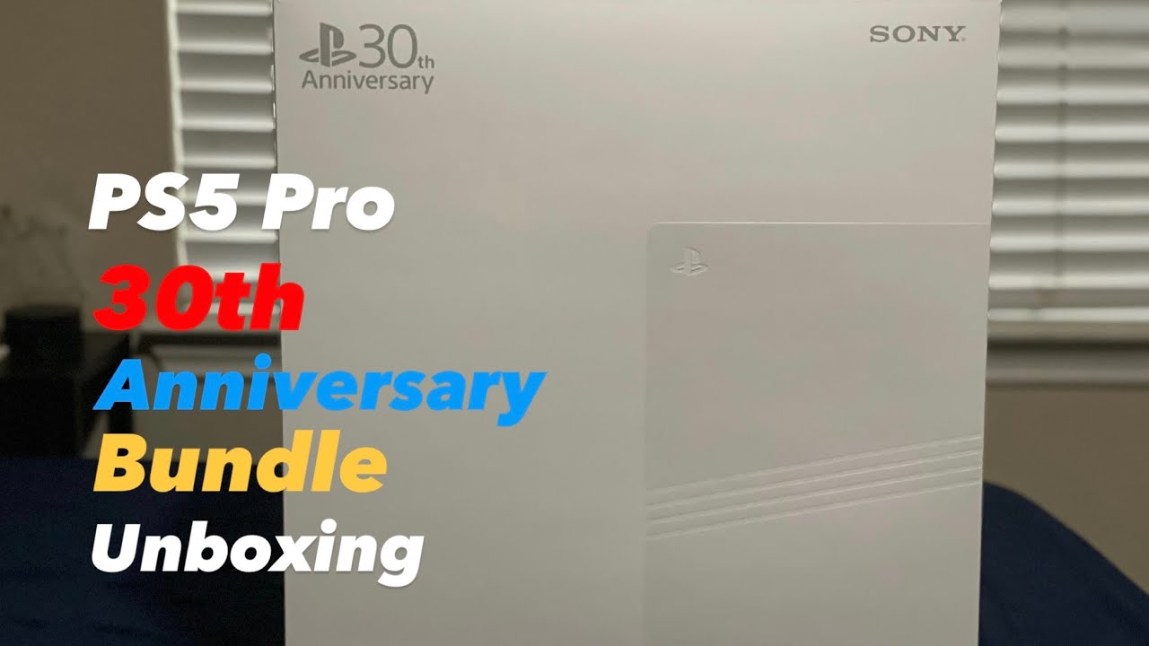 PS5 Pro 30th Anniversary Bundle Unboxing - YouTube