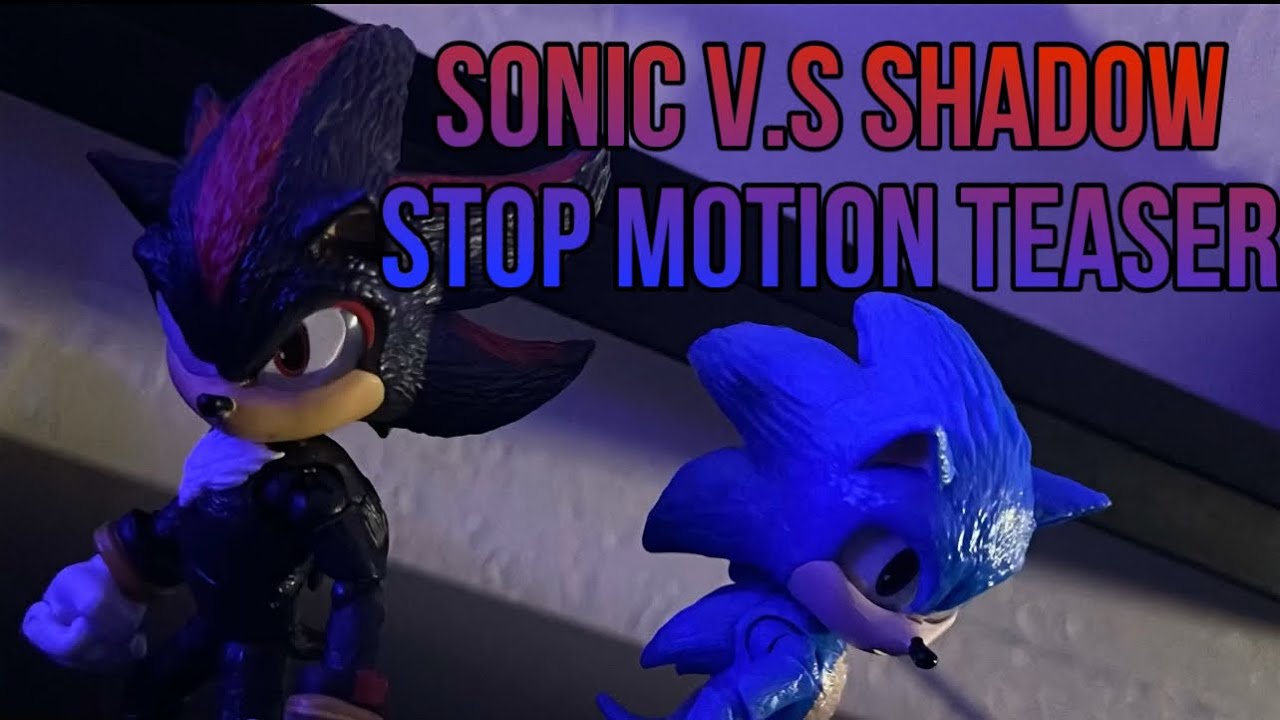 Sonic v.s shadow Stop motion #sonicthehedgehog #shadowthehedgehog # ...