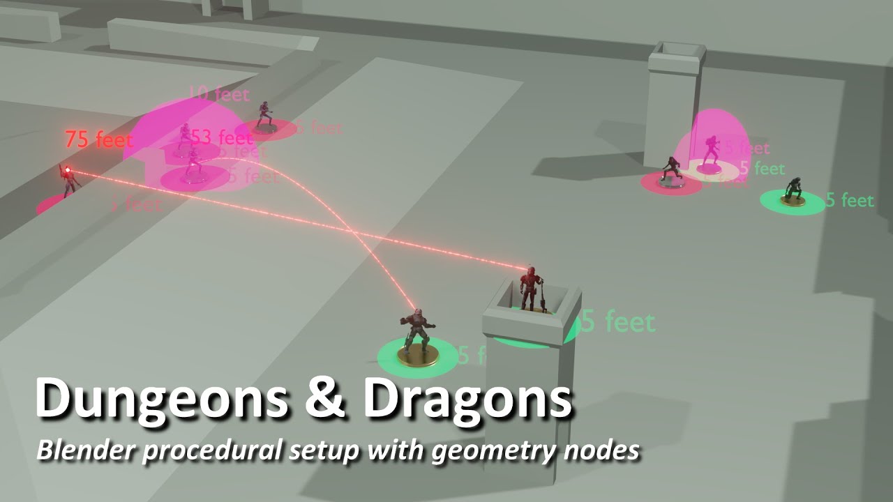 D&D Blender geometry node setup - YouTube