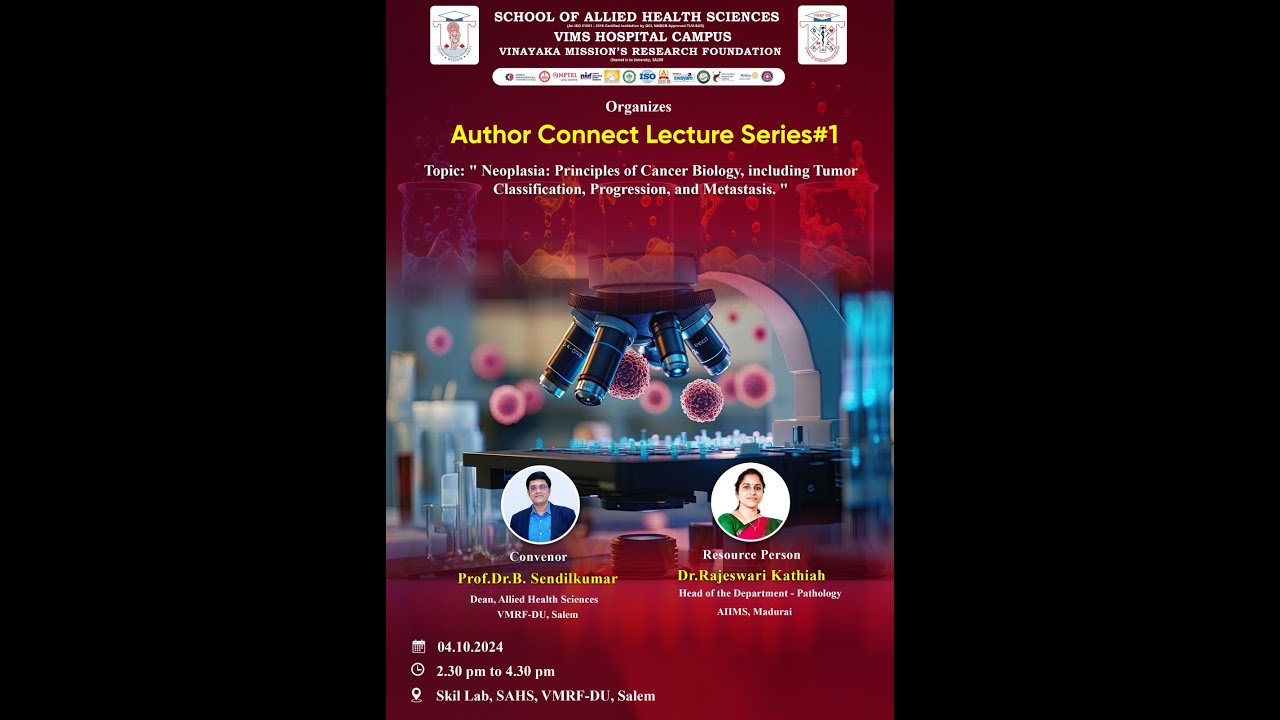 SAHS - Author Connect Lecture series#1 - YouTube