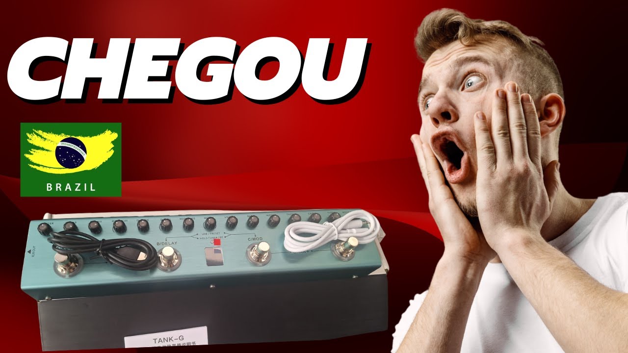 Tank-G Chegou No Brasil O Melhor pedal custo Beneficio - YouTube