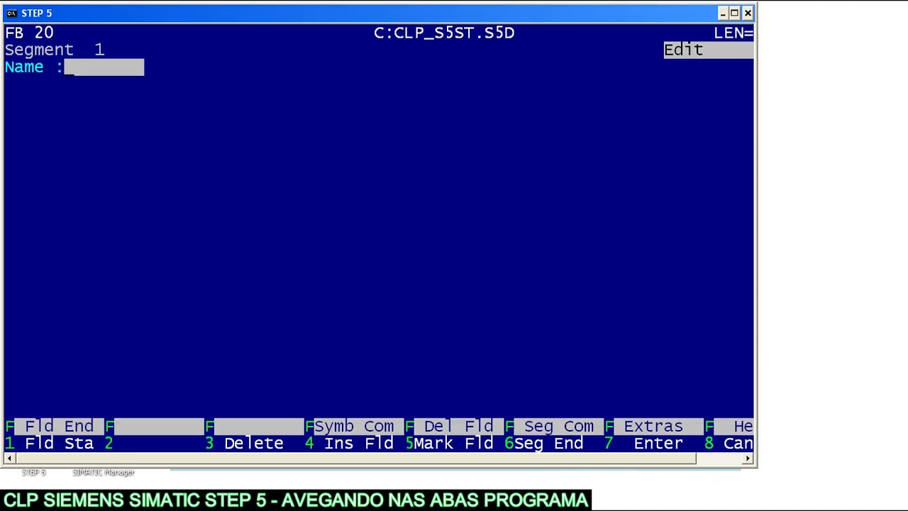 VÍDEO 16 - CLP SIEMENS SIMATIC STEP5 - ABAS SOFTWARE STEP5 - YouTube