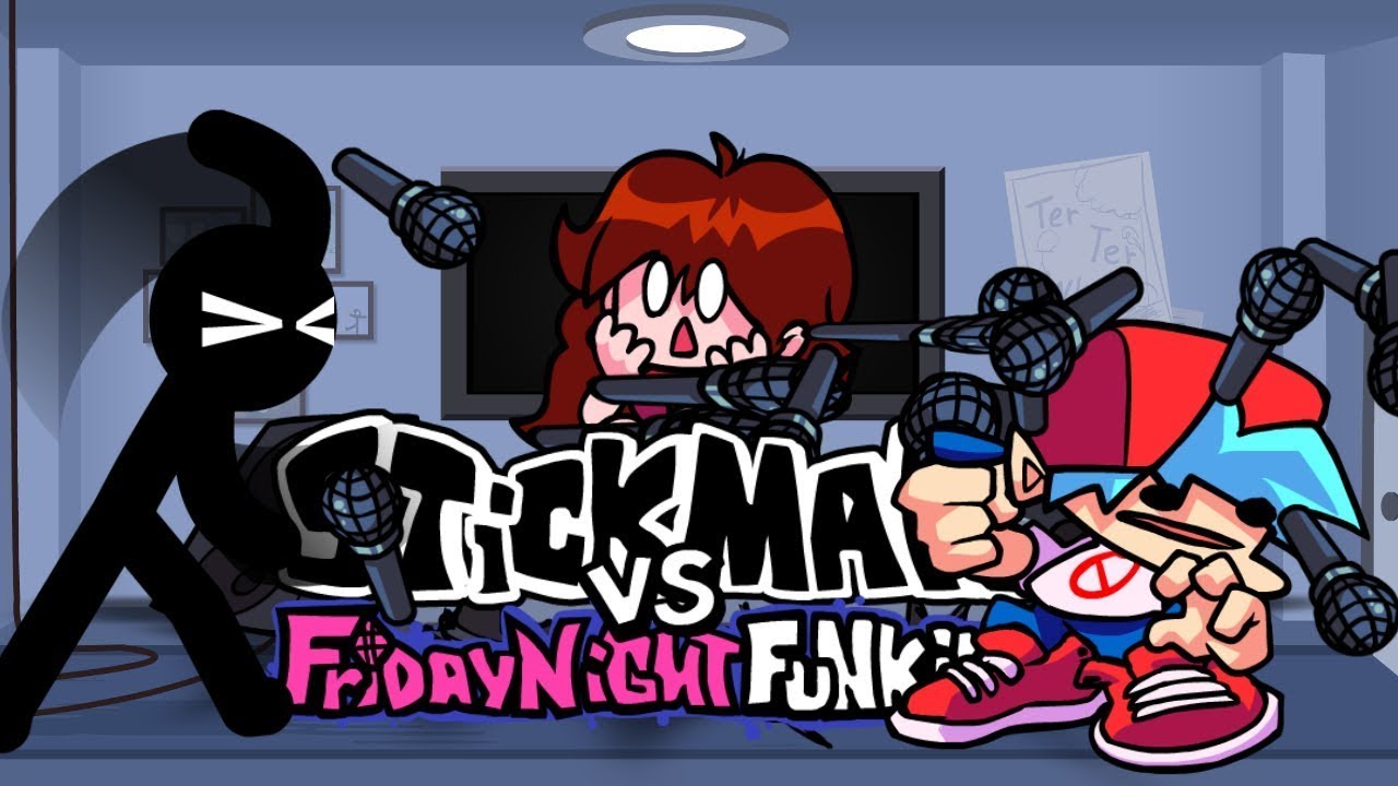 Friday Night Funkin' VS Stickman FULL WEEK | FNF Mod/Hard | Stickman ...