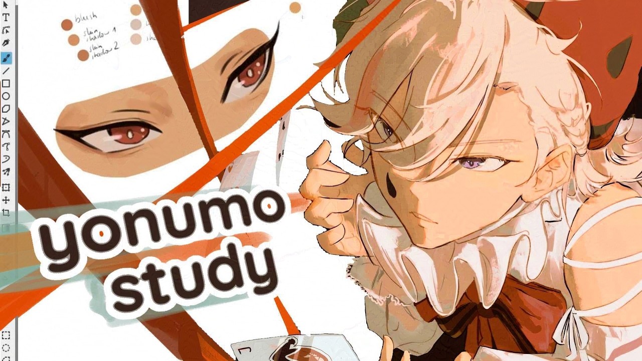 How To Draw Like Yonumo - Genshin Impact Fan Artist - Art Style Study ...
