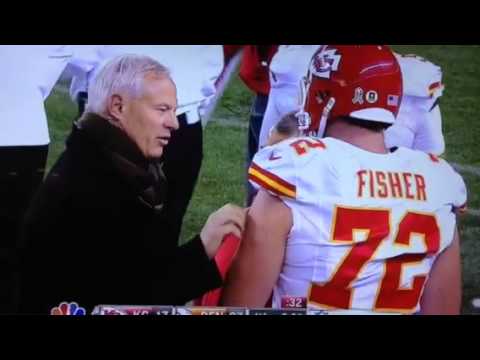 Kansas City Chiefs Fisher getting tickled