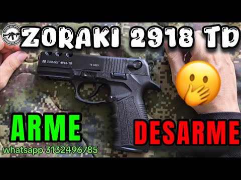 Desarme Pistola Traumatica Zoraki 2918 TD 