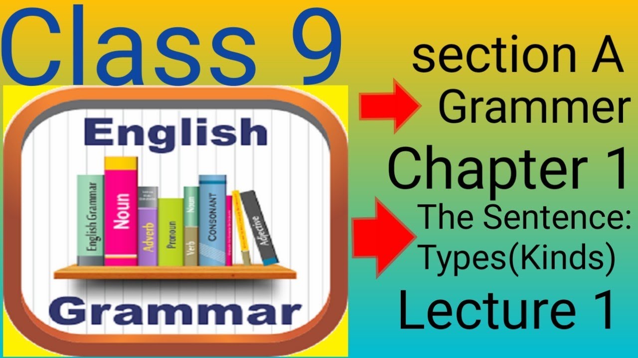 Class 9 English grammer chapter 1(The Sentences :Types(kinds)) - YouTube