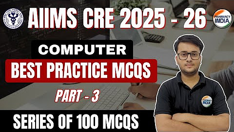 AIIMS CRE | COMPUTER MCQS | BASED ON AIIMS PATTERN #aiims #aiimsdelhipharmacist - YouTube