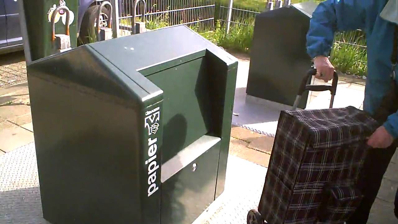 every day recycling in the hague (den haag) The Netherlands. - YouTube
