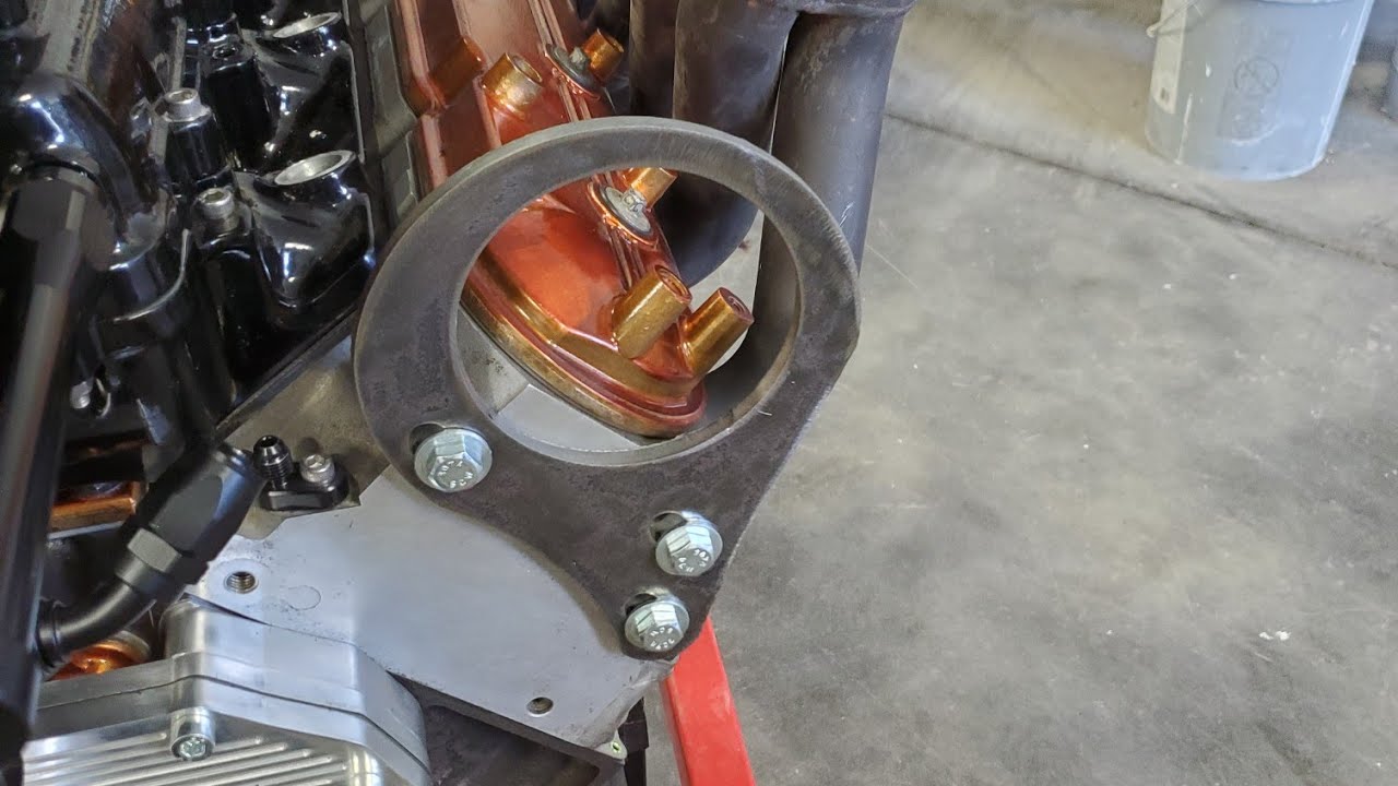 cnc plasma ls engine lift brackets - YouTube
