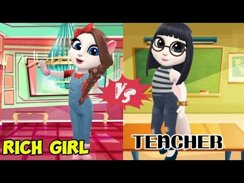 "Teacher Angela vs Rich Angela:Epic Showdown in My Talking Angela 2 ...