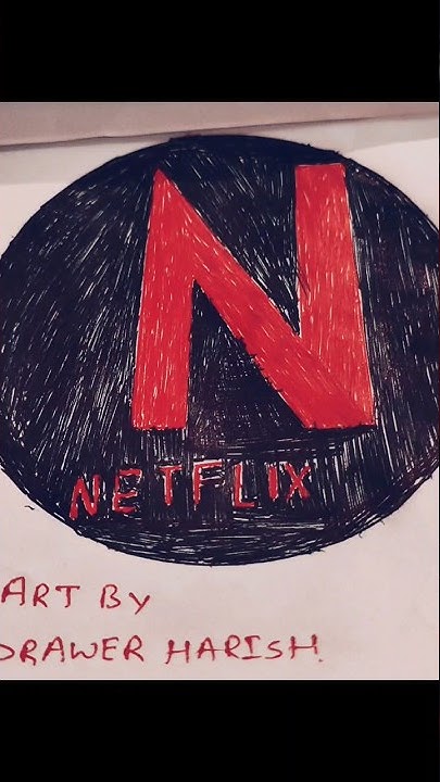 Netflix Logo Drawing!!How To Draw Netflix Logo Drawing!!#art #drawing # ...