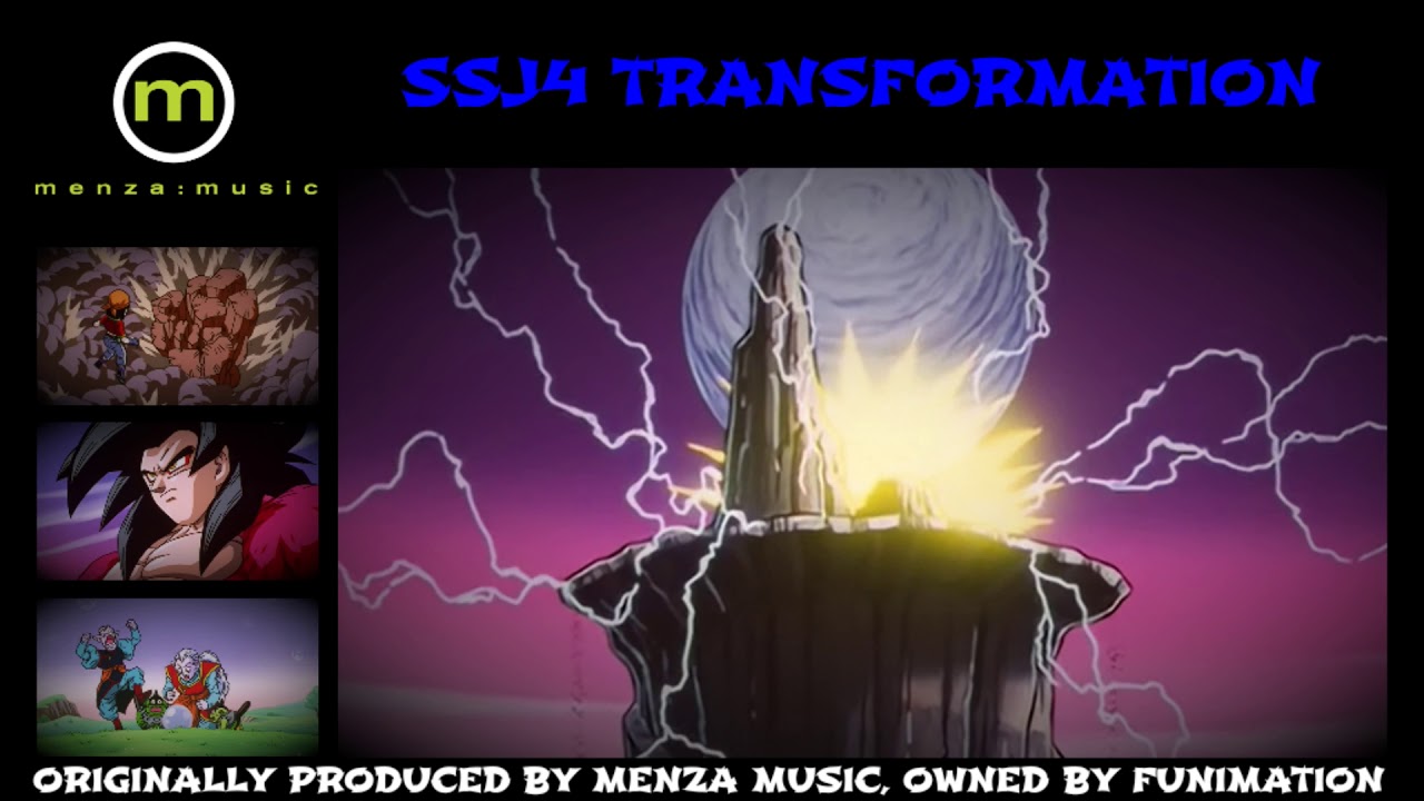 SSJ4 Transformation - (Unreleased Mark Menza track) - (DVD Rip) - YouTube