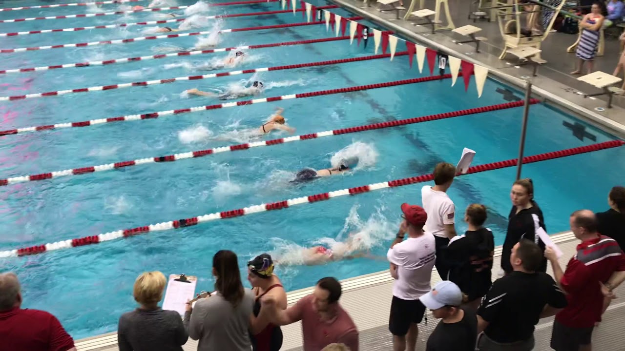 Abby Burns 100 Fl at Cardinal Classic 12-22-18 - YouTube