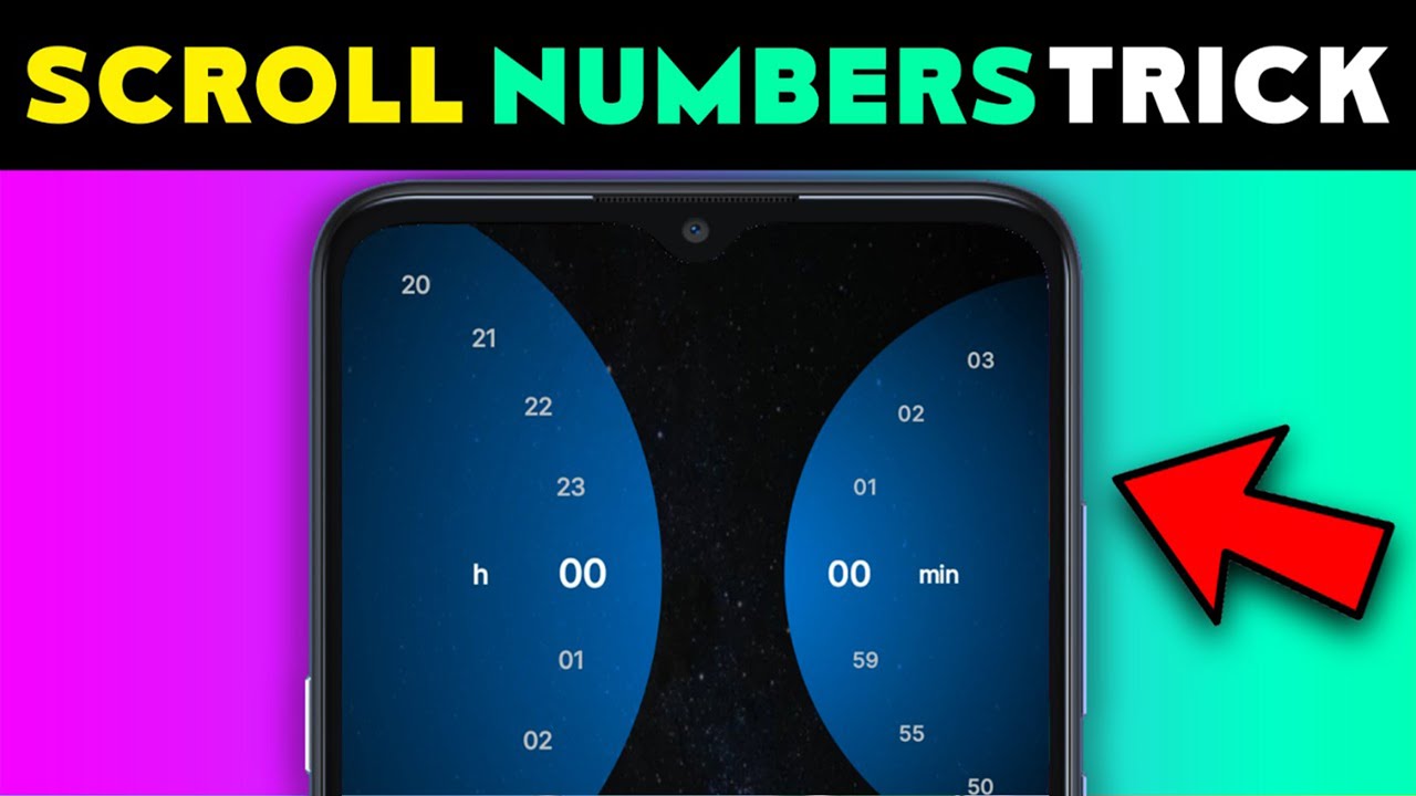 Scroll Numbers Unknown Trick Shorts Shortsvideo Youtube