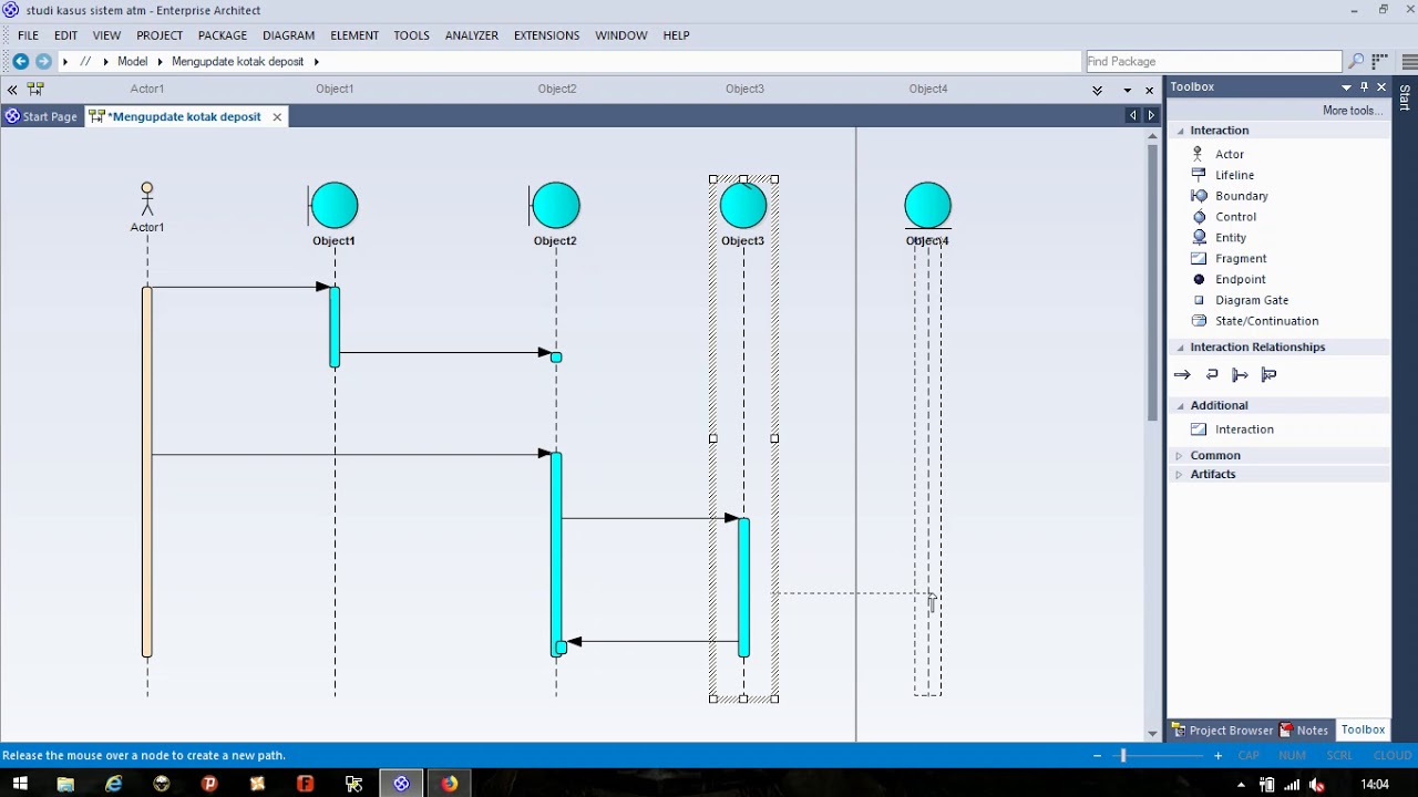 The Unified Modelling Language(UML)/ Use Case Sequence Diagram ...