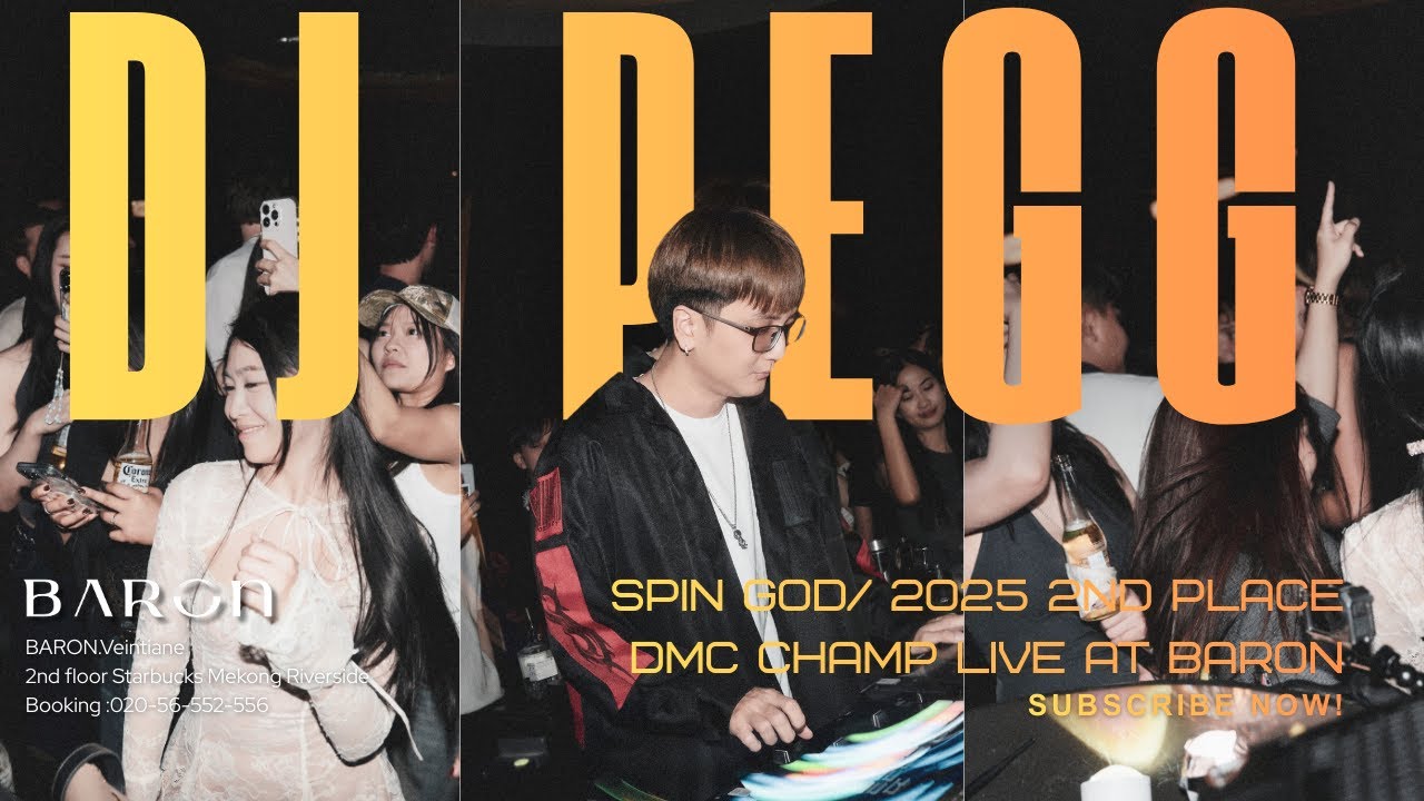 DJ PEGG /SPIN GOD/ 2025 DMC Champion Thailand / Open format mastery ...