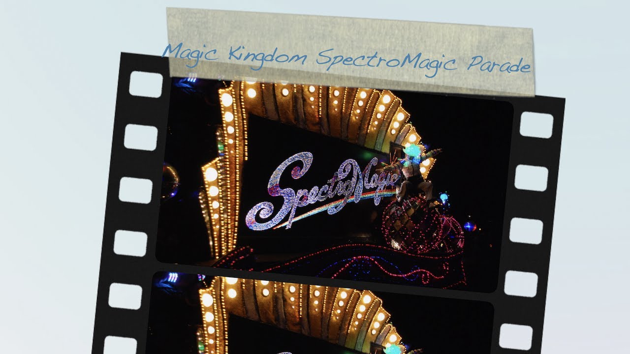 Disney World's Magic Kingdom - SpectroMagic (2006) - YouTube