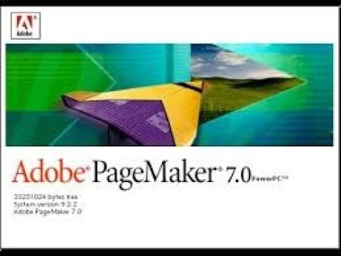PAGEMAKER TUTORIAL : LESSON 2 INSTALLATION & FILE MENU - YouTube