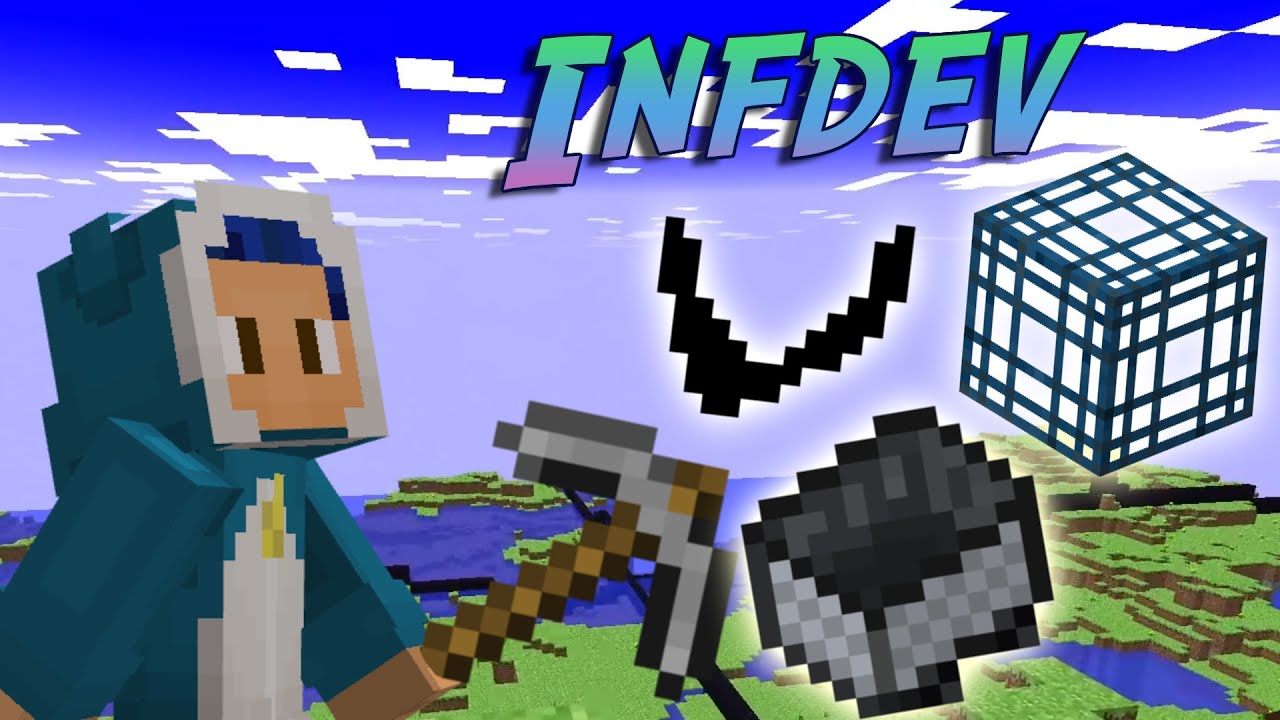 This is where my Forever world begins, infdev | Minecraft going through ...