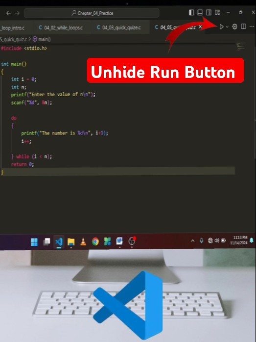 How to reveal the hidden run button in VS Code!👀🚀#RunButton - YouTube