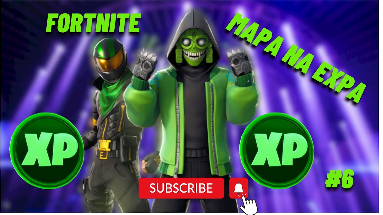 Mapa na EXPA i gra w Fortnite - YouTube