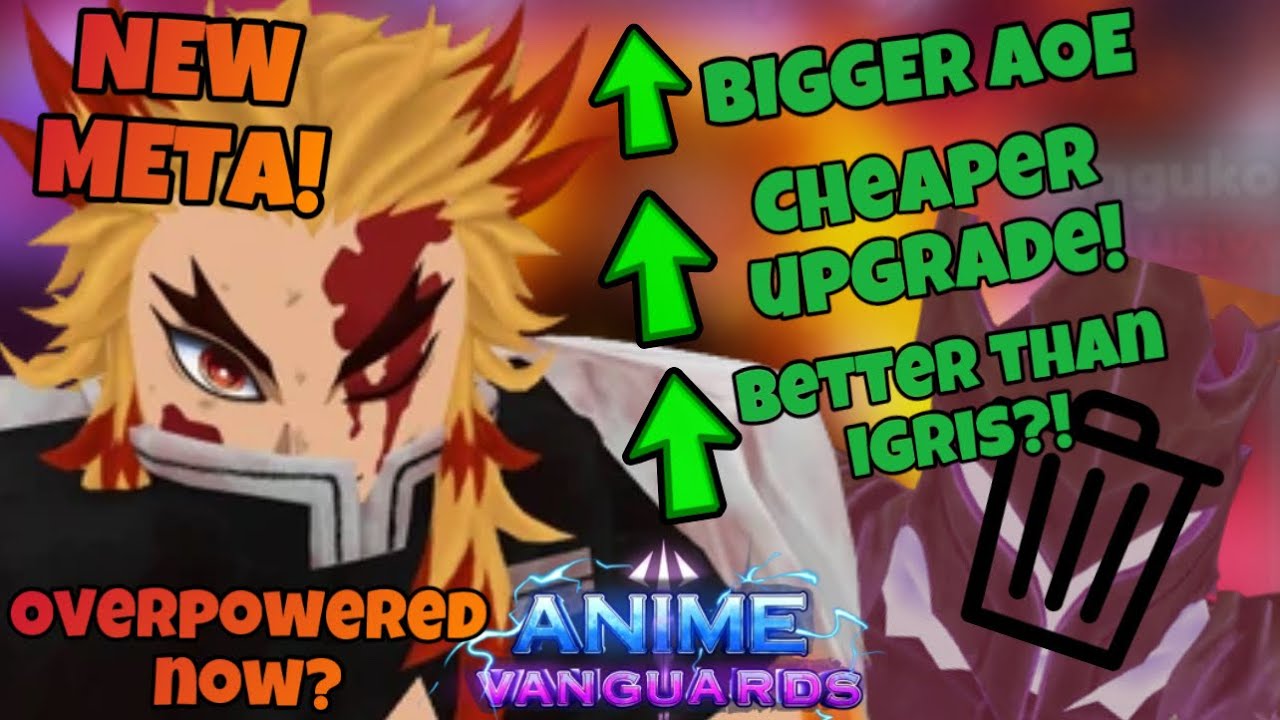 [SHOWCASE!] Rengoku got Buff is he Better Than igris? Anime Vanguards ...