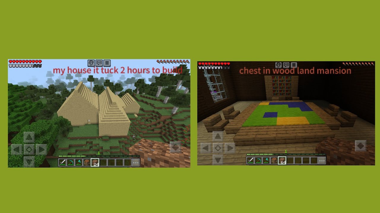 finding diamonds in Minecraft and building a massive house part 2 - YouTube