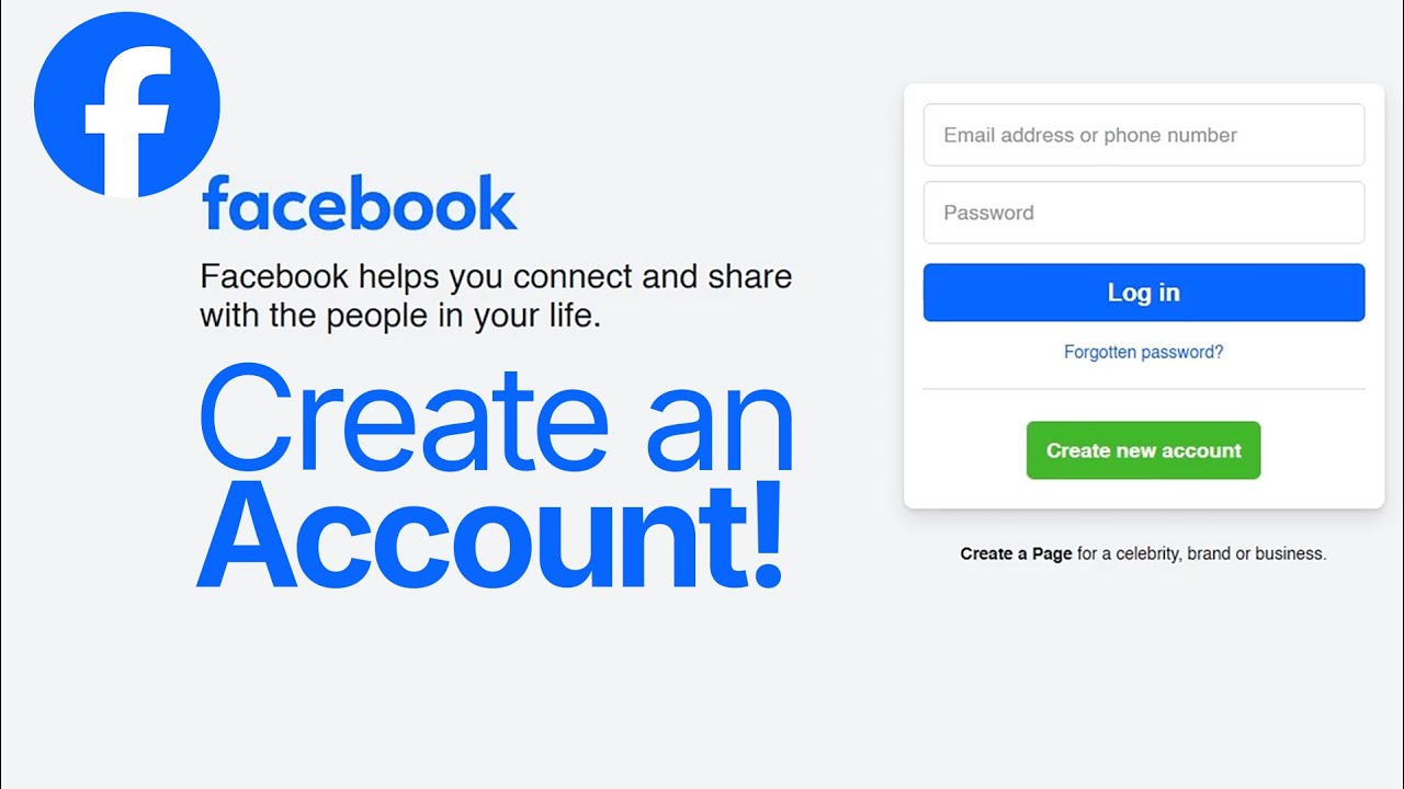 ⚡️ EASY: How to Create Facebook Account on Laptop (Quick & Simple ...