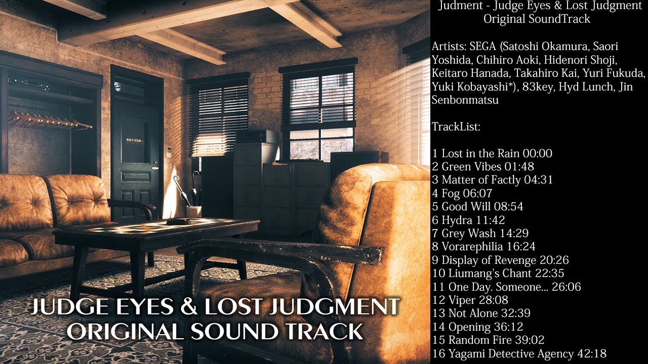 Judment JudgeEyes & Lost Judgment Original SoundTrack - YouTube