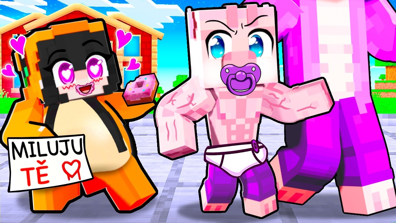 VYŽRANÁ MIMI MIA miluje NAMAKANÝHO MIMI BOUCHALA v Minecraftu! - YouTube